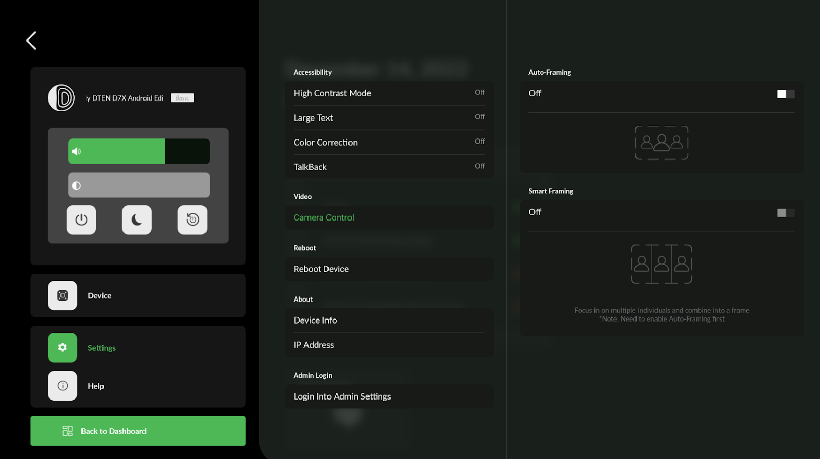 DTEN D7X Android with Vue Pro on Teams Room and Zoom Rooms – DTEN Help Center