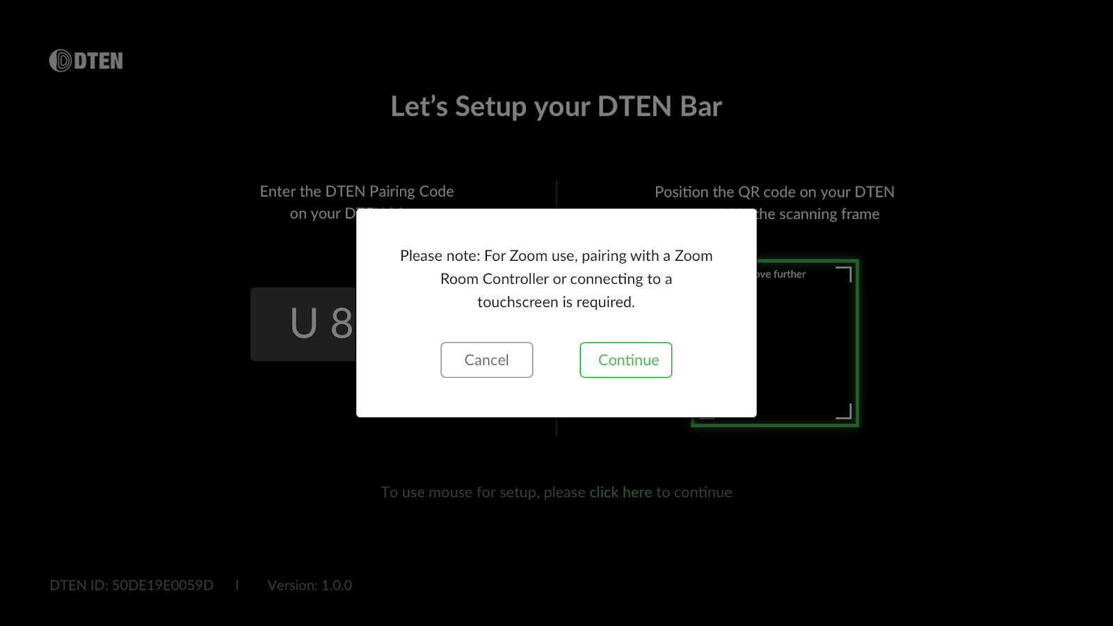 DTEN Bar and Mate First-time User Experience Out-of-Box Experience – DTEN Help Center